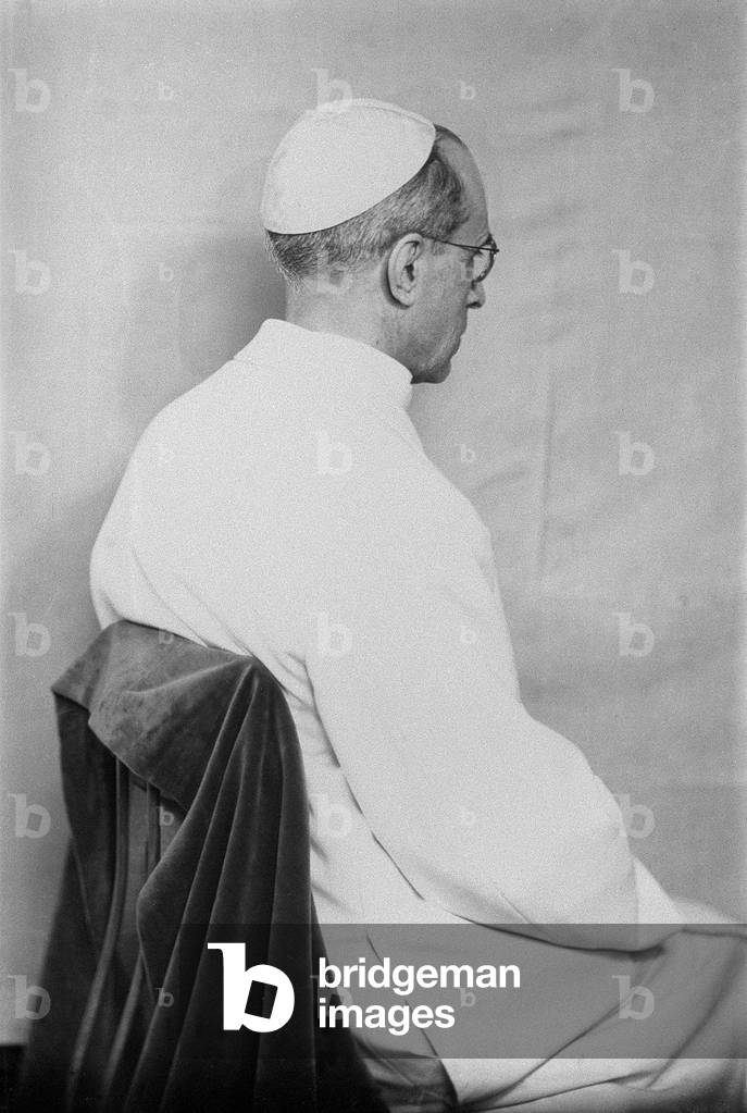 Portrait of Pope Pius (or Pio) XII (Pius) (1876-1958) in the 1940s ...