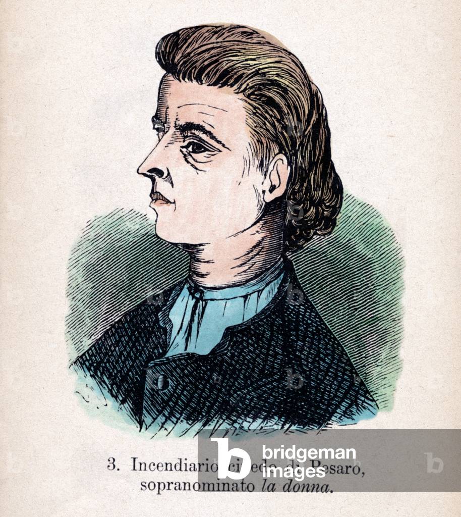 Image of Portrait of an arsonist, 19th century (engraving)