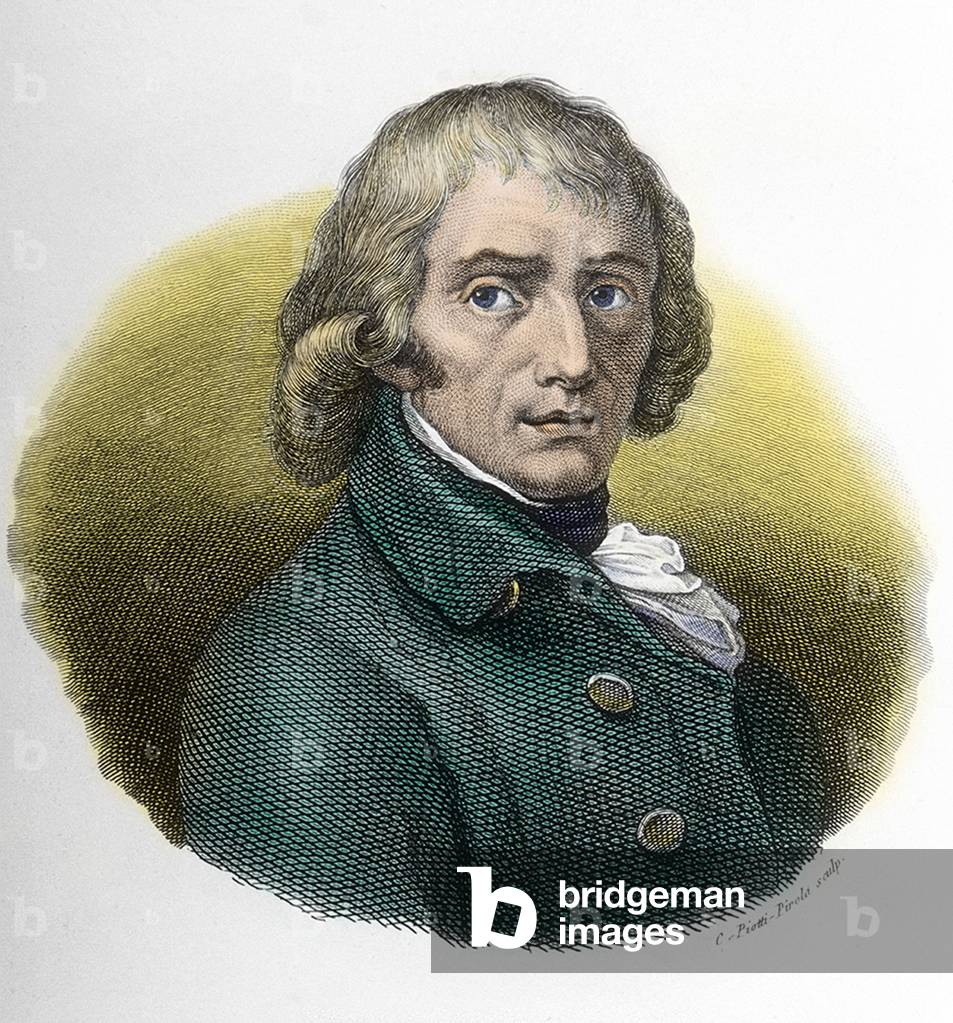 Image of Portrait of Giuseppe Parini (1729-1799), engraving after ...