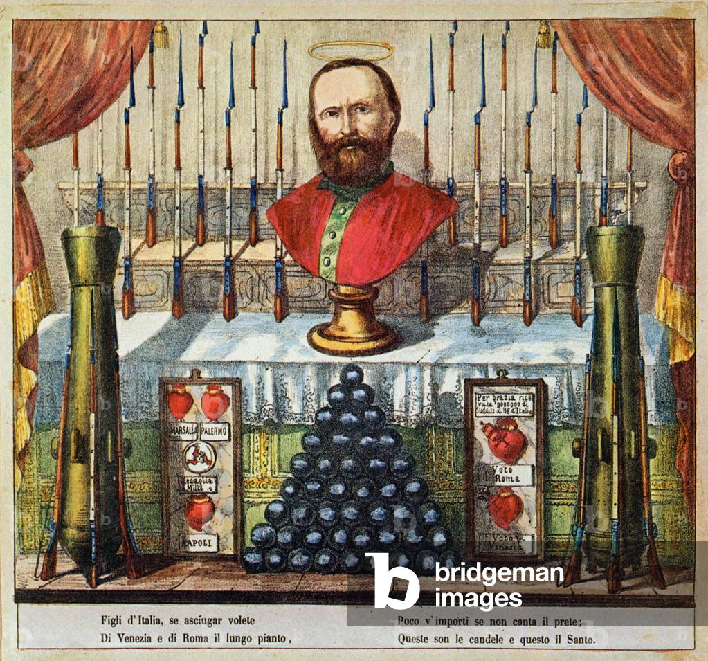 Image of Risorgimento (unit of Italy): calendar of the year 1863 with