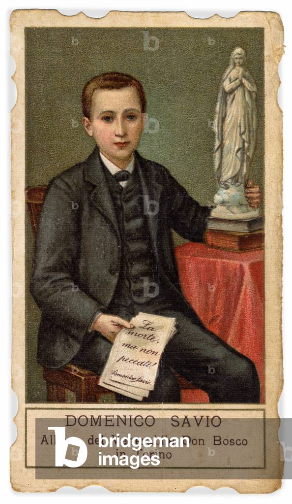 Image of Portrait of Domenico Savio (1842-1857), future Saint Dominic ...