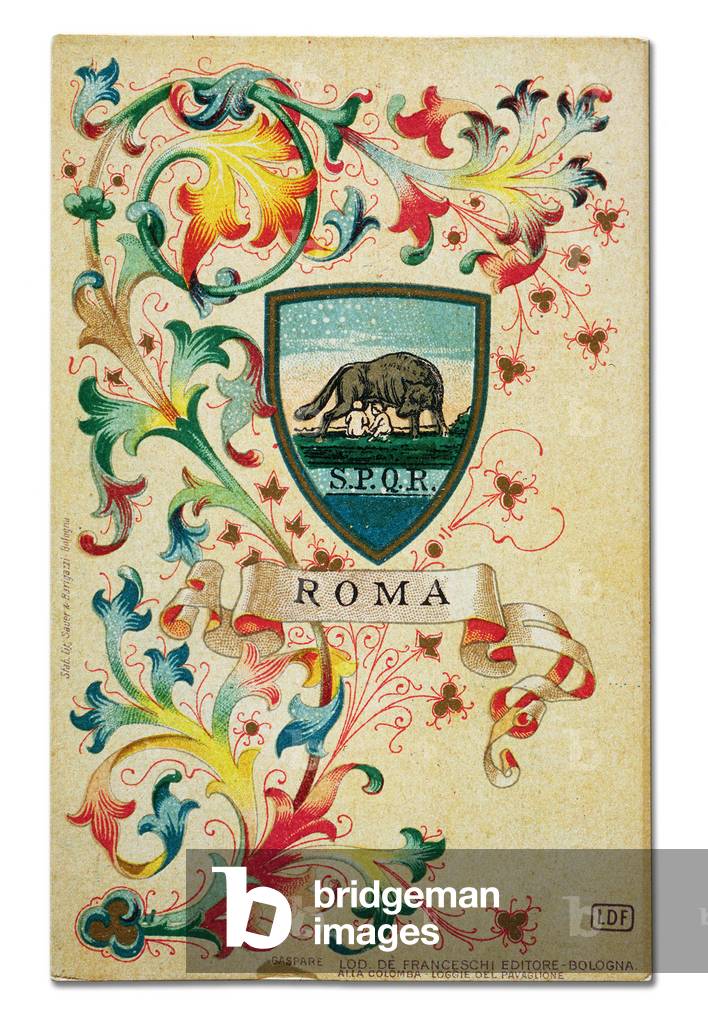 Image of Emblem (coat of arms) of the city of Rome (wolf