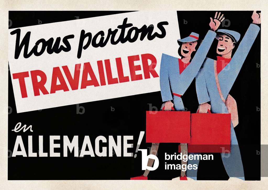 Image of World War II: ""We are going to work in Germany""