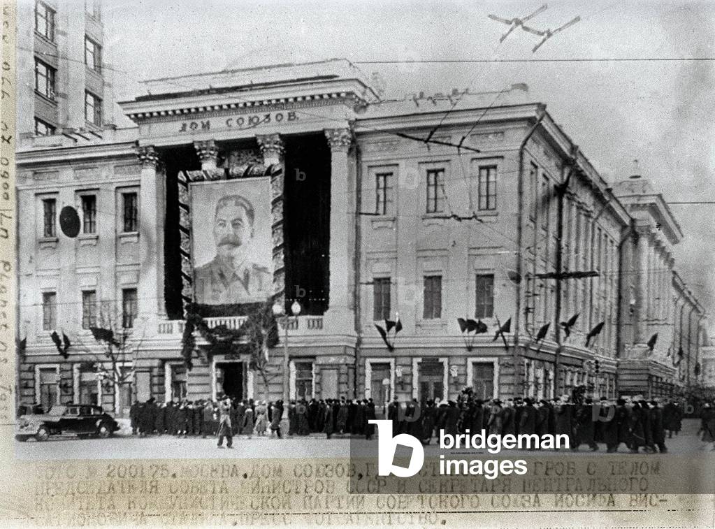Image of Funeral of Joseph Stalin (1878-1953): The remains of the Soviet