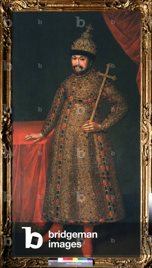 Image of Portrait of the Tsar of Russia Michel I Fiodorovitch Romanov by Wedekind, Johann ...