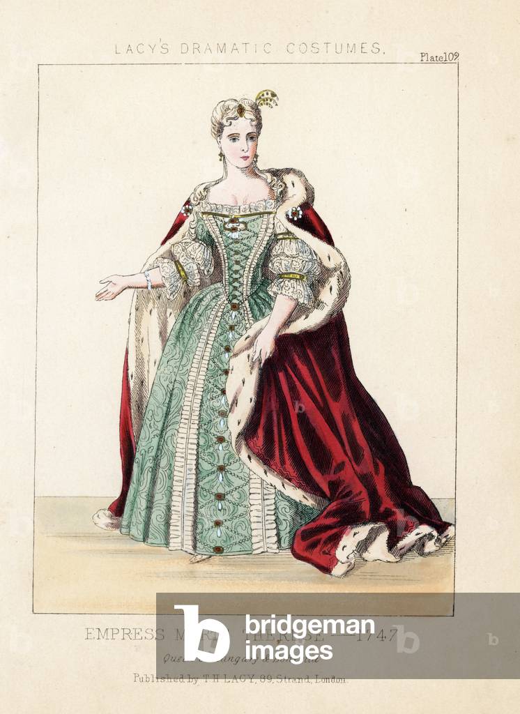 Image of Empress Maria Theresa (Marie Therese of Austria, 1717-1780 ...