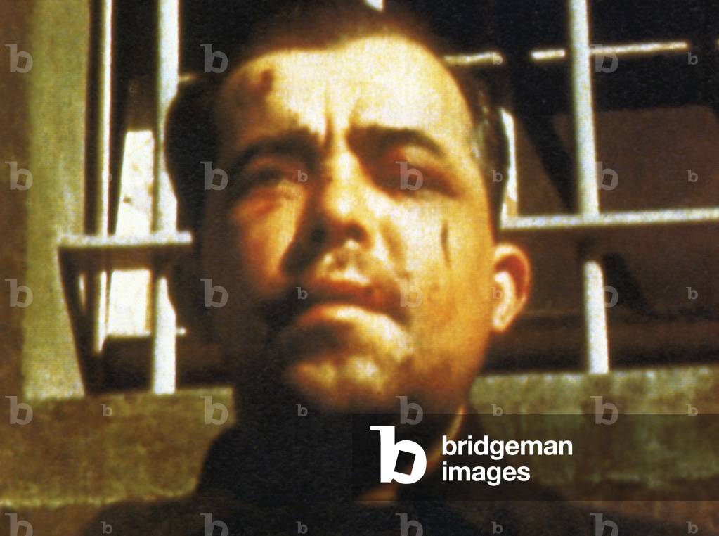 Image of An SS guard of Buchenwald concentration camp posing for a