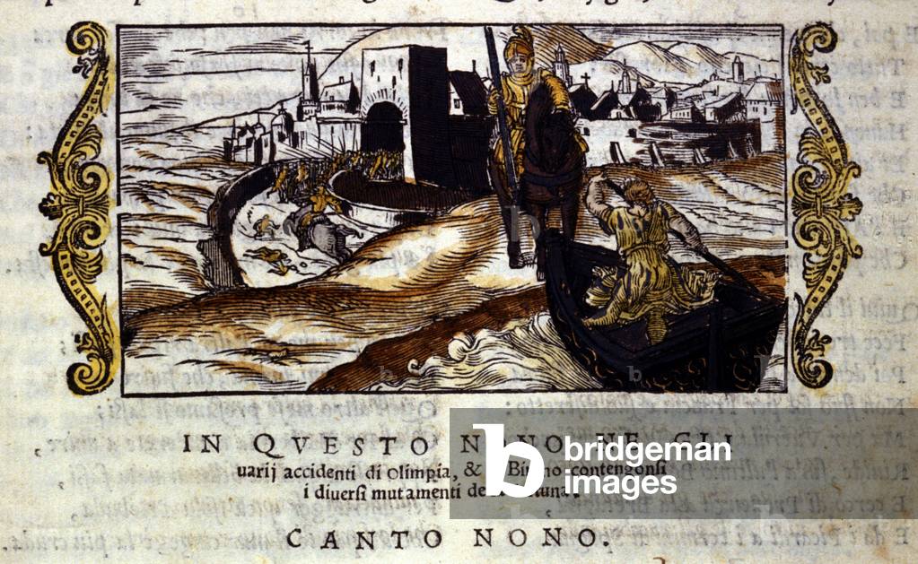 Image of Roland comes to the rescue of Olympia. Scene of the by Italian ...