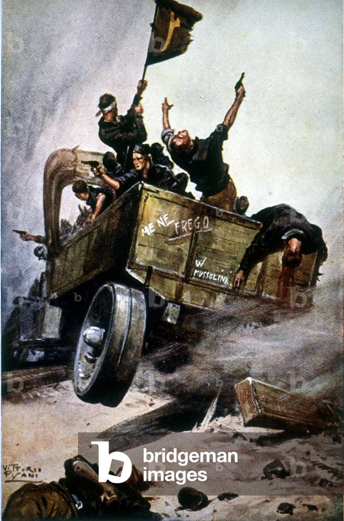 Image of Illustration of fascist propaganda - 1920s. by Italian School ...