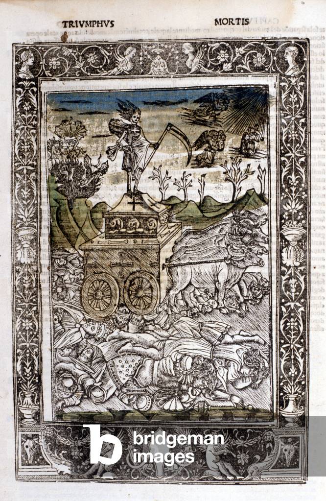 Image of Triumph of the death of Francesco Petrarca (Petrarch). 15th ...