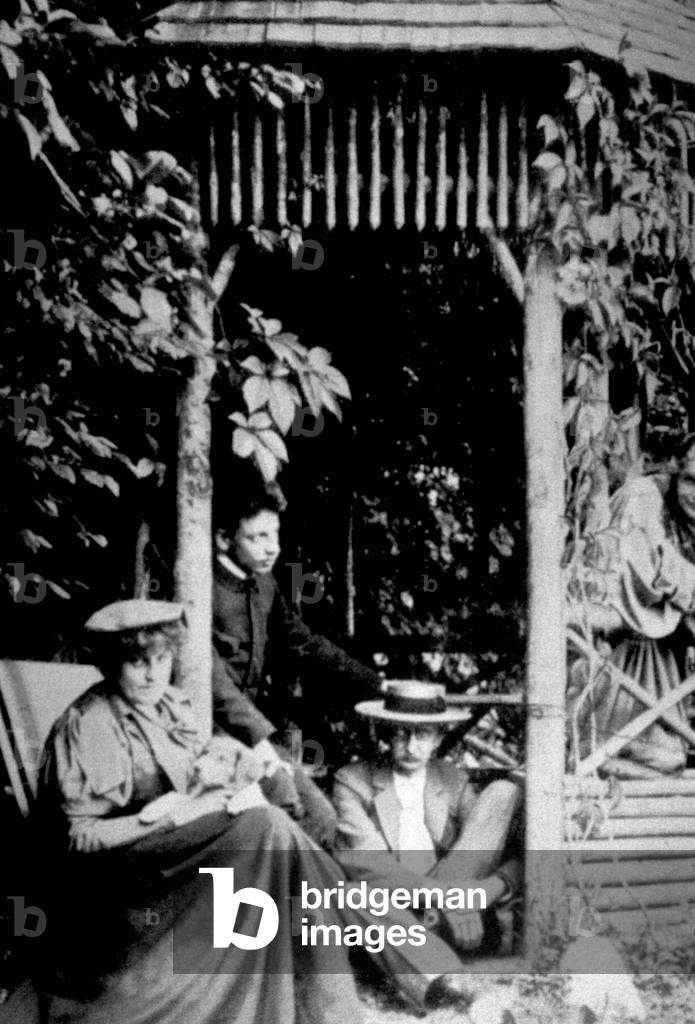 Portrait of the German woman of letters and psychanalist Lou Andreas ...