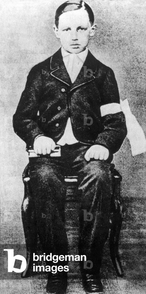 Image of Portrait of the French poet ARTHUR RIMBAUD (1854-1891) on the