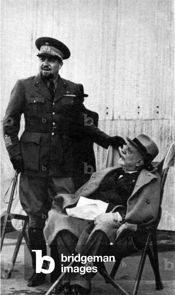 Image of 1938, April, TRIPOLI, LYBIA: The Italian count GIUSEPPE VOLPI di