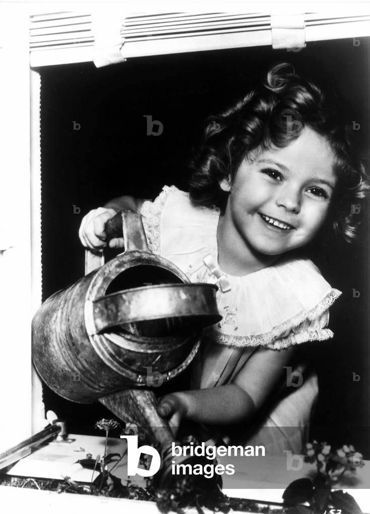 Image of Child actress Shirley Temple (born in 1928) in 1936.