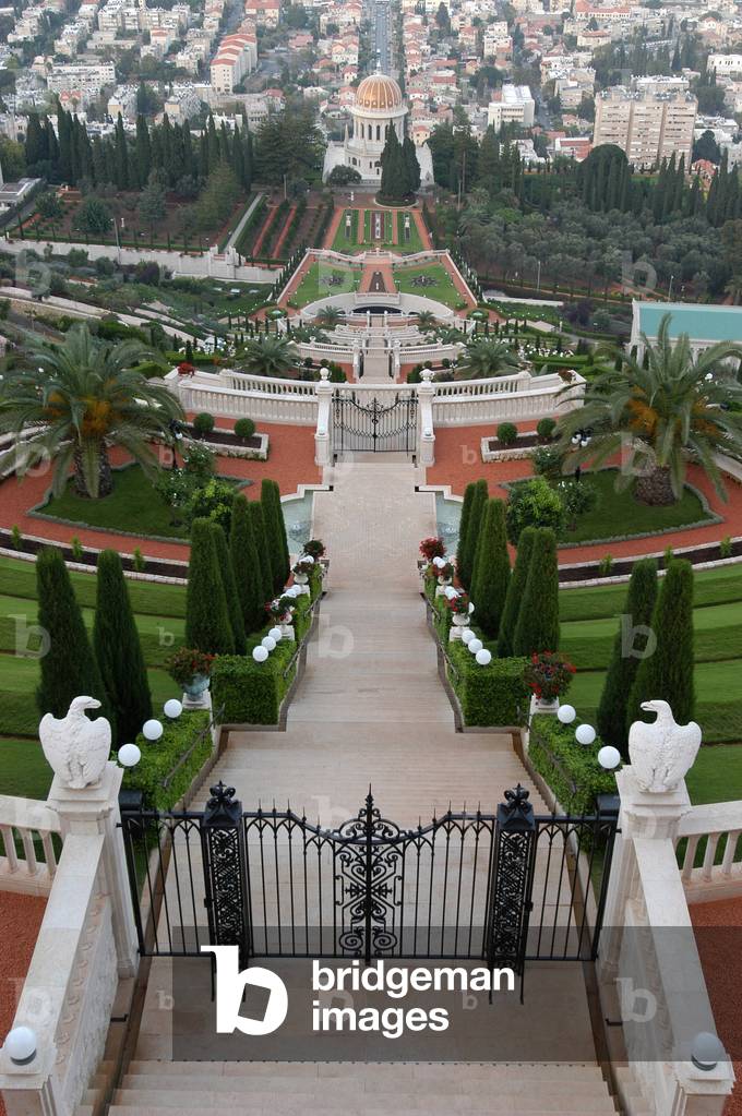 Image of Baha'i world center on Mount Carmel, Haifa, Israel