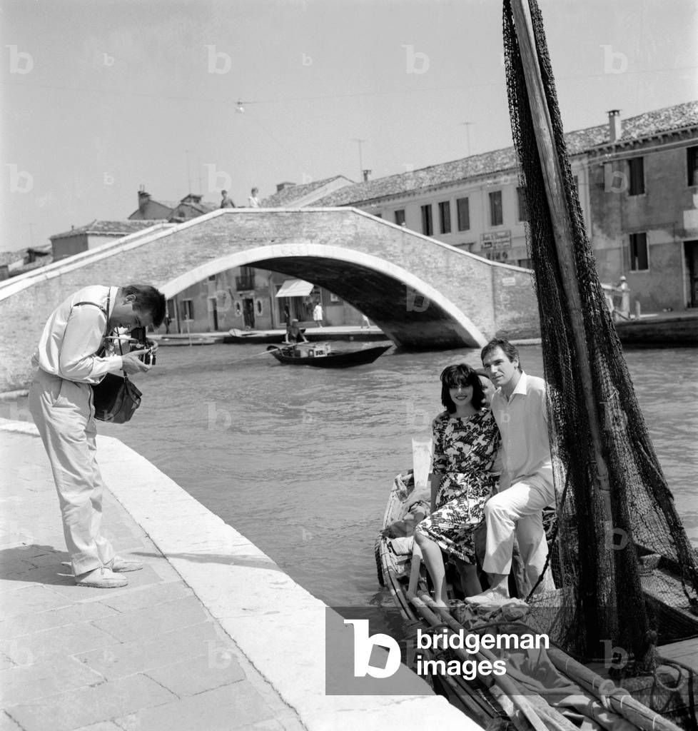 Image of THE ACTRESS GIOVANNA RALLI WITH THE ACTOR AND DIRECTOR ROBERT