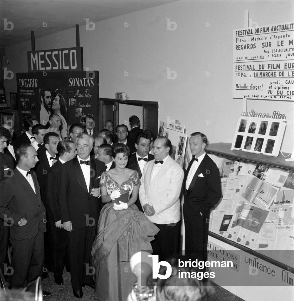 Image of THE DIRECTORS MARIO MONICELLI, ROBERTO ROSSELLINI, VITTORIO DE ...