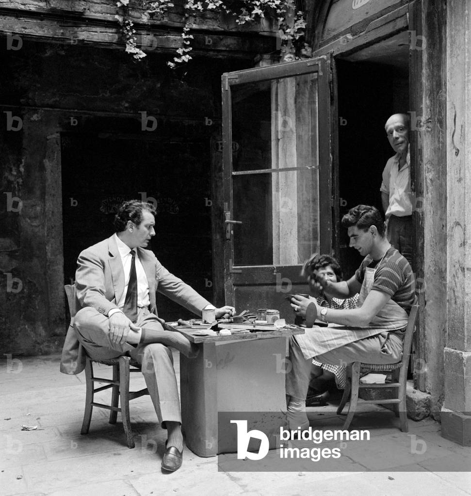 Image of THE OPERA SINGER FRANCO CORELLI - VENICE - 1961 (with
