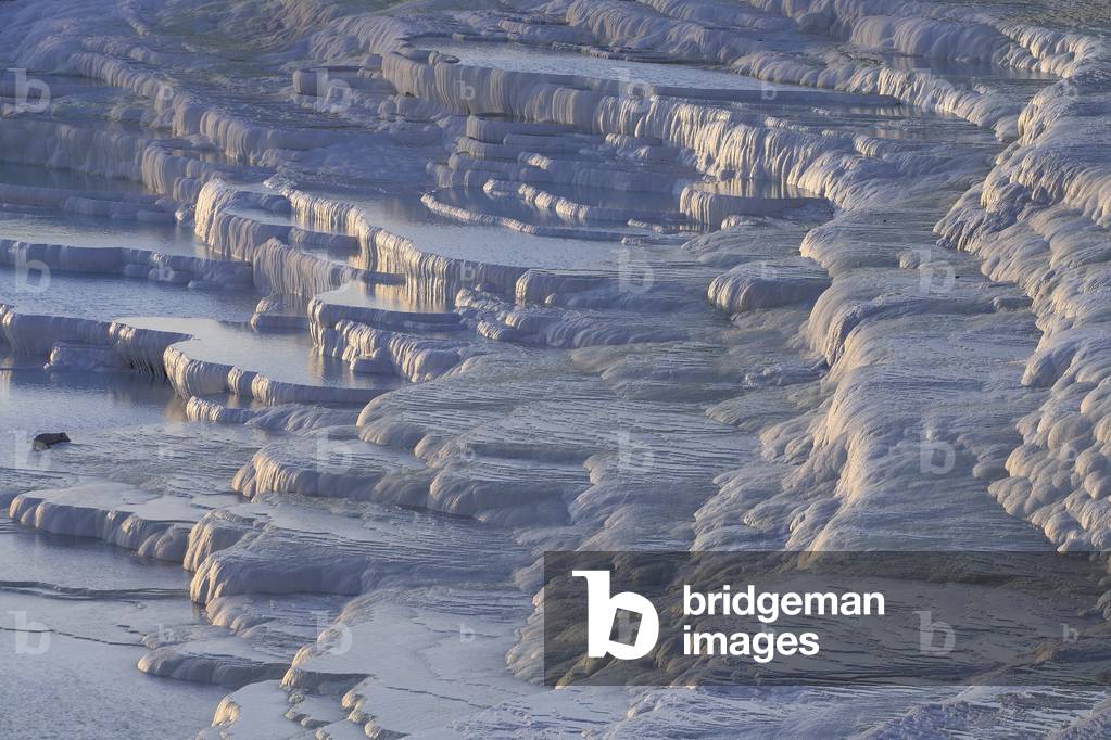Limestone Tuf/Pamukkale Travertins/Turkey/UNESCO Class Site by