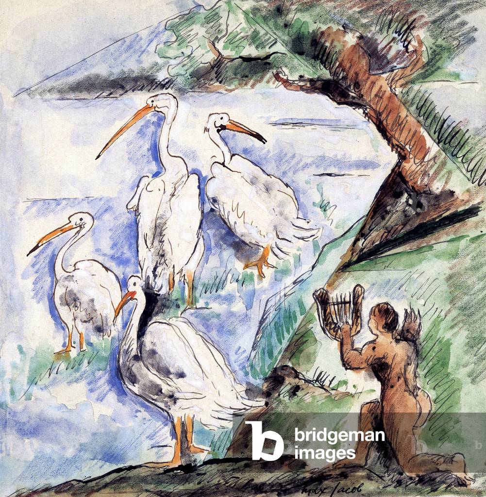 License artwork by Max Jacob - French poet, 1876-1944