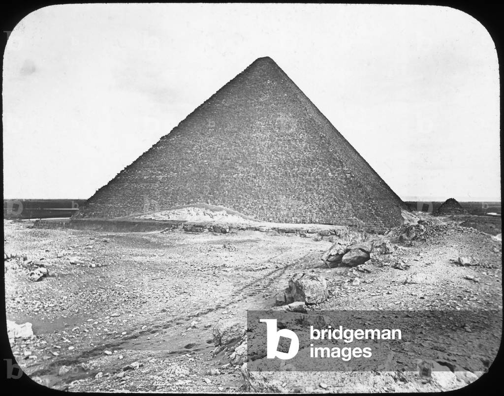 The Great Pyramid of Khufu (Cheops), Giza, Egypt, c1890. The Great ...