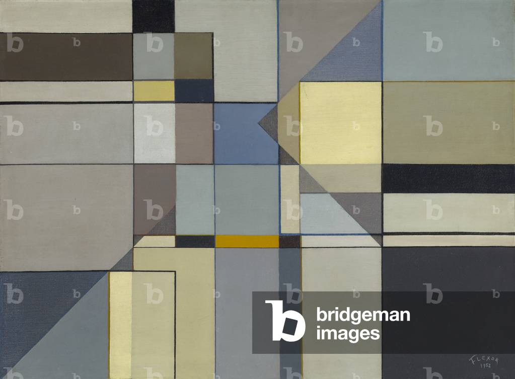 Images of artwork by Samson Flexor (1907-71) from Bridgeman Images