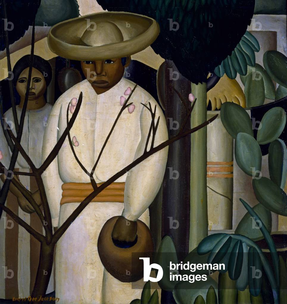 Images of artwork by Everett Gee Jackson (1900-95) from Bridgeman Images