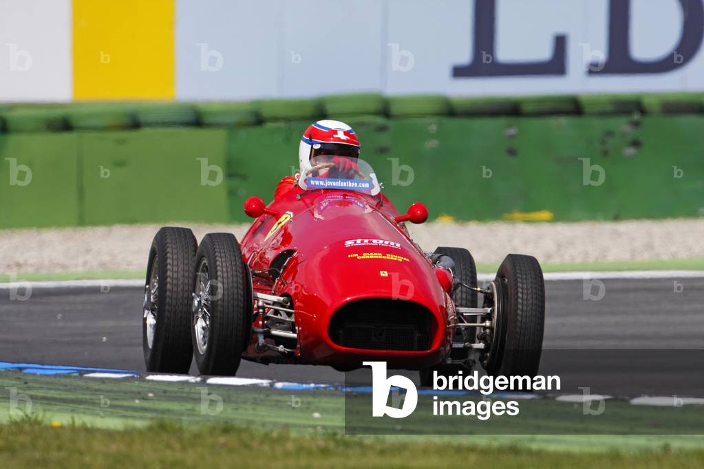 Image of Ferrari 500, built 1952, former pilot Alberto Ascari, Jim Clark