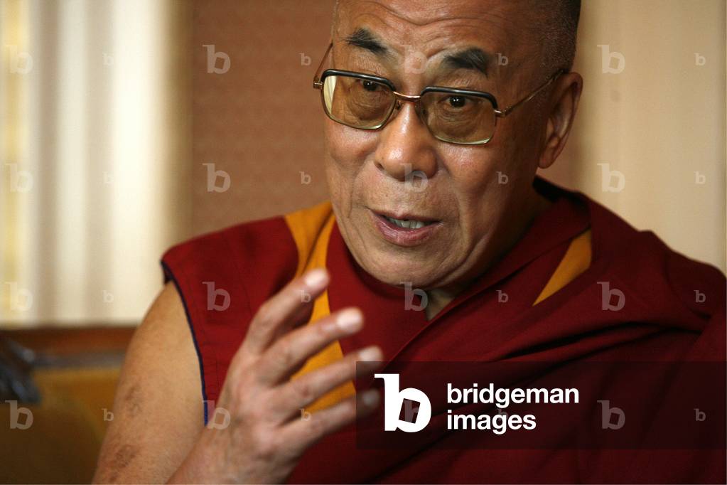 Image of Portrait of the Dalai Lama (Dalai Lama) in December 2007.