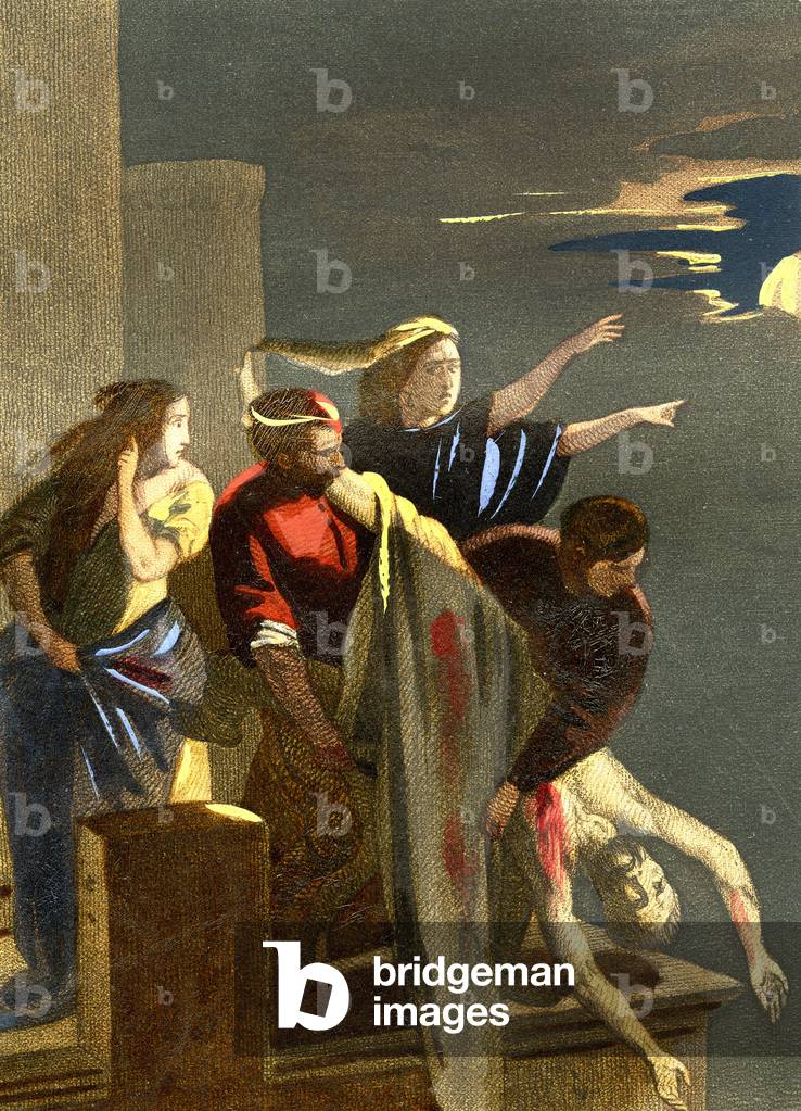 Image of Morte di Francesco CENCI (1549-1598) da parte della figlia ...