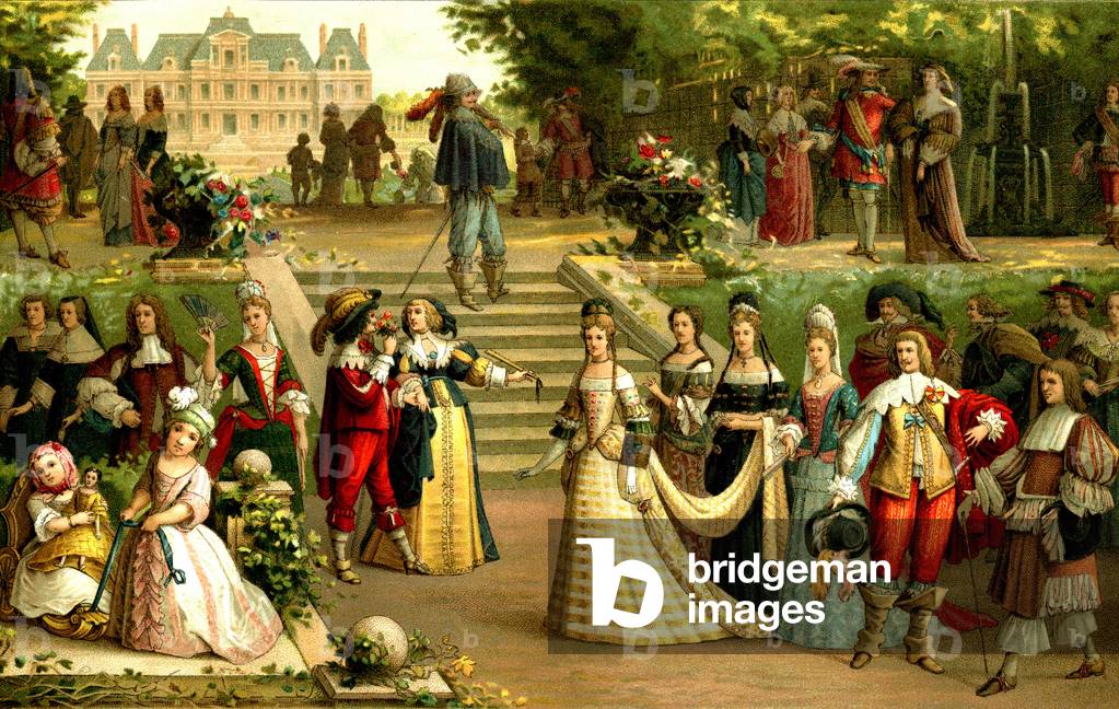 Image of Fashion in the 17th century: Illustration of Costumes and ...