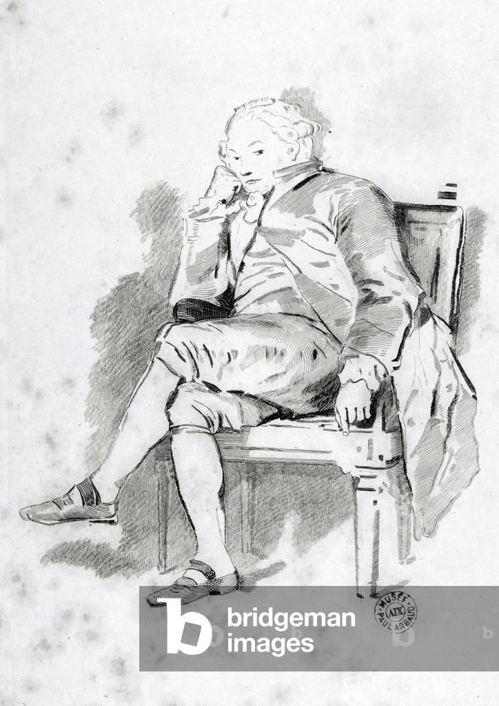 Image of Portrait of Jean-Honore Fragonard (Jean Honore Fragonard, 1732 ...