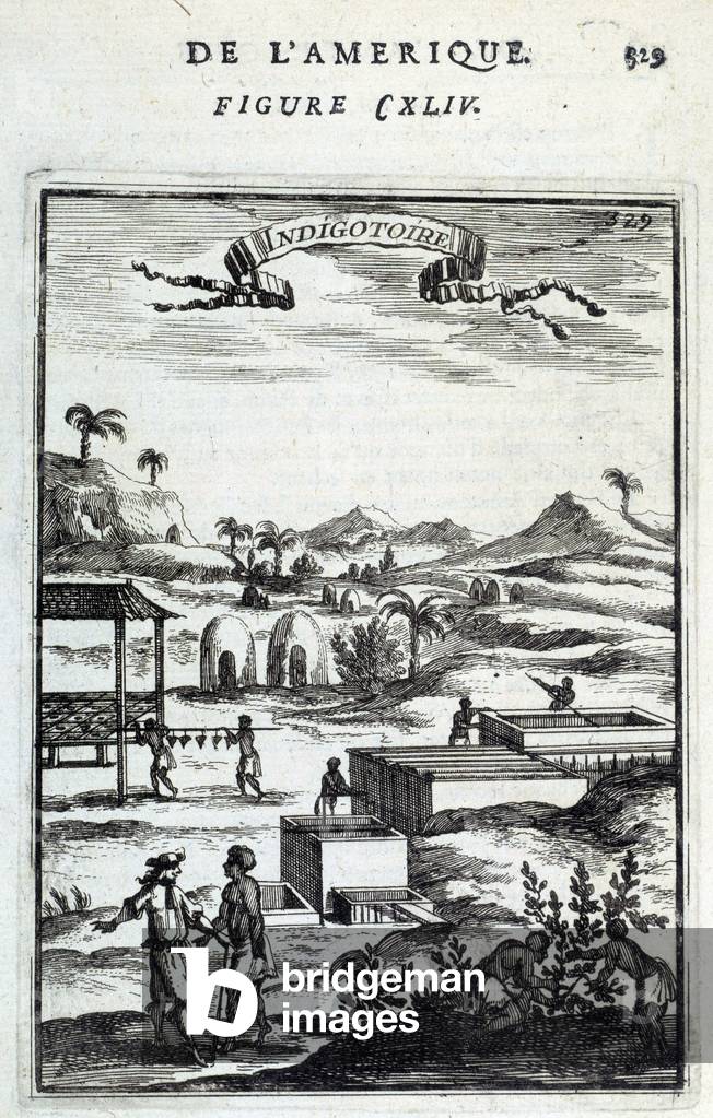 Image of The production of indigo in the West Indies, 17th century by ...