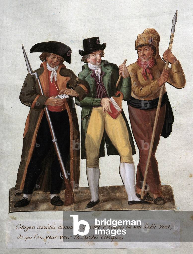 Image of French Revolution 'suspect citizen arrested because of his ...