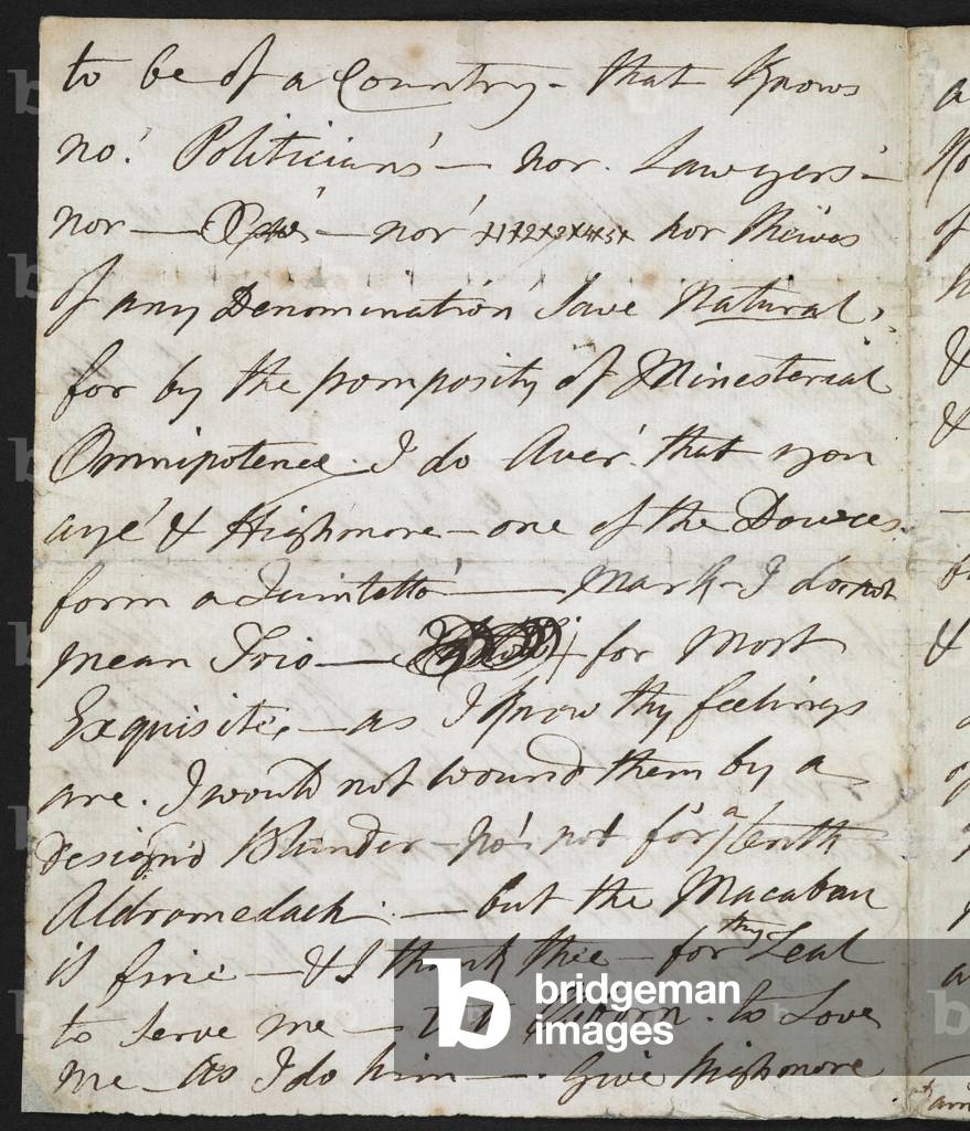 Image of Letter from Ignatius Sancho to William Stevenson, 1779