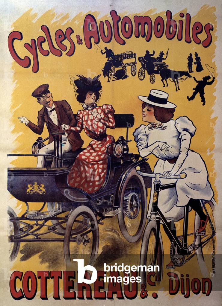 Image of Poster for cycles and cars Cottereau et compagnie. early 20th ...