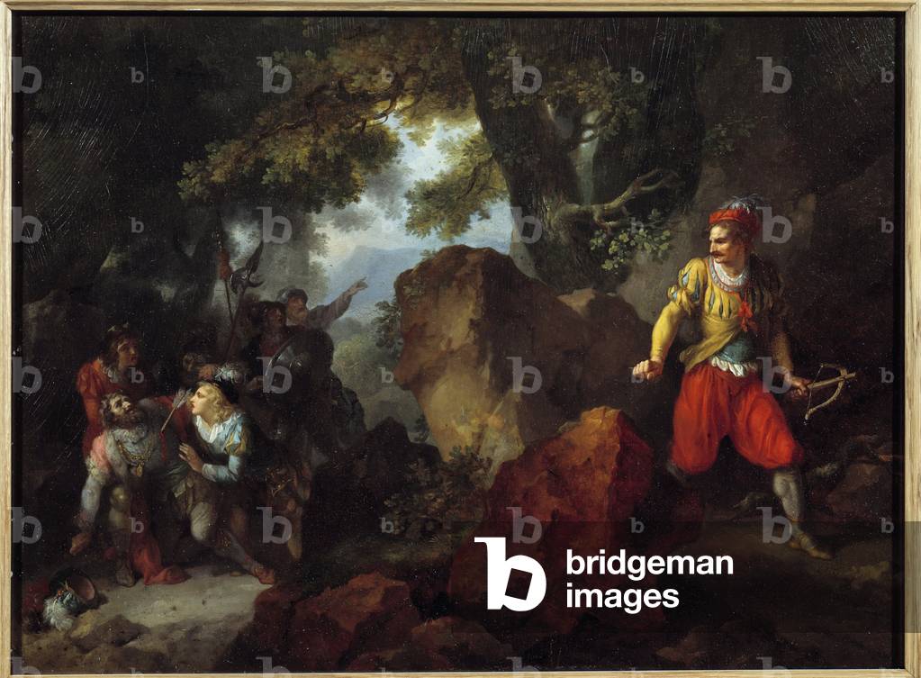 Image of The heroism of Guillaume Tell, legendary character of Swiss ...