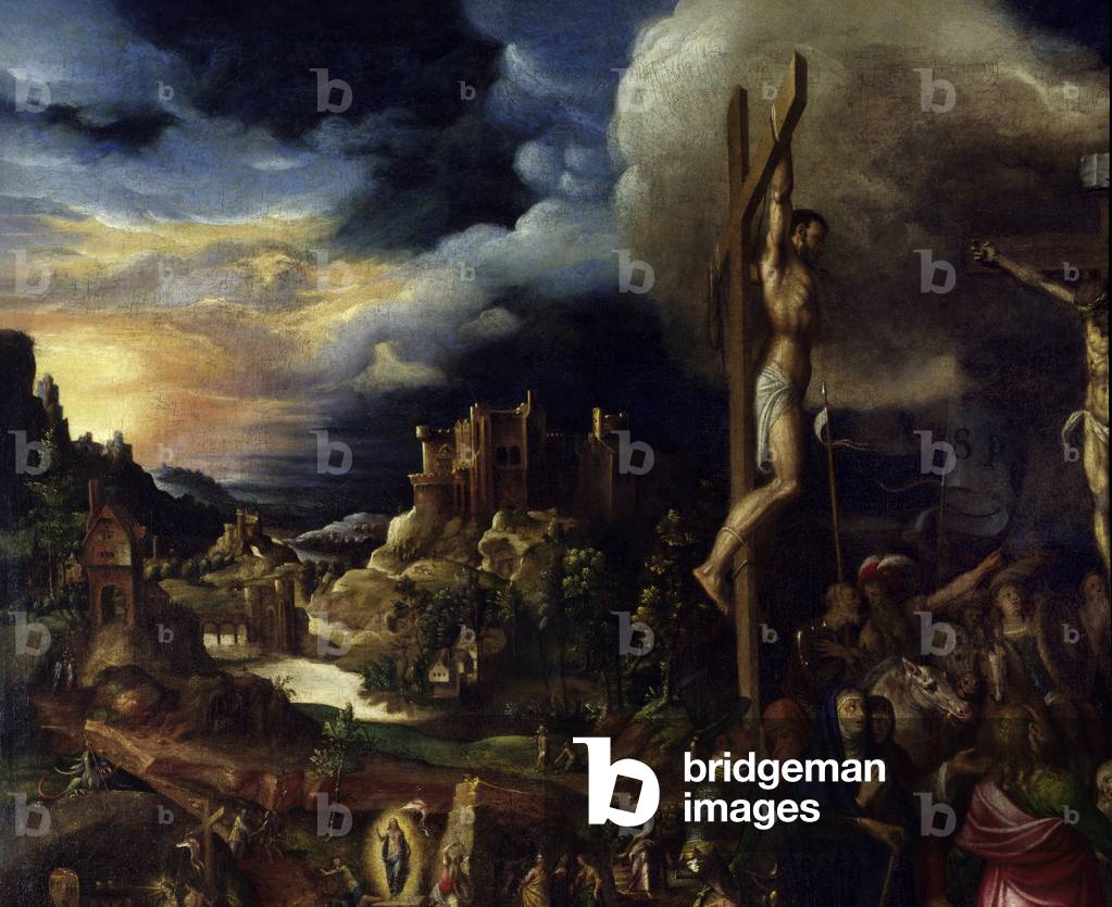 Image of Christ on the Cross Scenes of Passion: ascended to Calvary, by ...