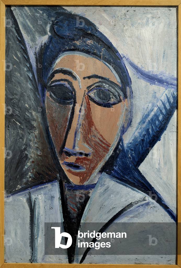 Image of Bust of woman or sailor. Study for the ladies of by Picasso ...