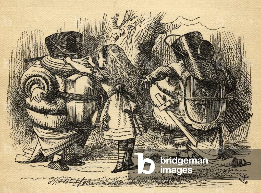 Image of The Battle over the Rattle, illustration from 'Through the ...