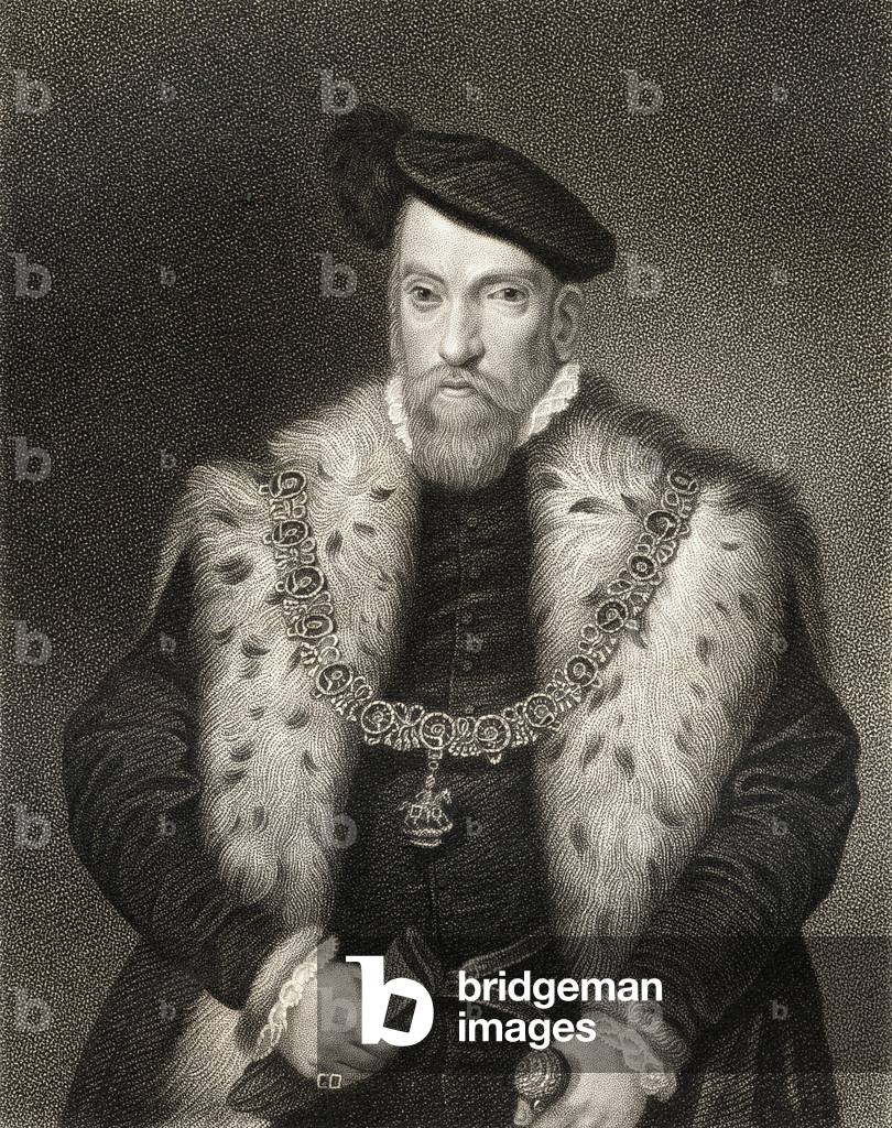 Image of Portrait of Henry Fitzalan, 19th Earl of Arundel, from 'Lodge ...