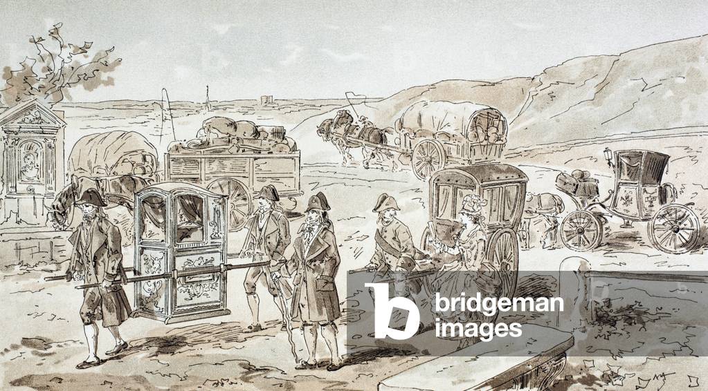 Image Of Examples Of 18th Century Means Of Transport 1886 colour