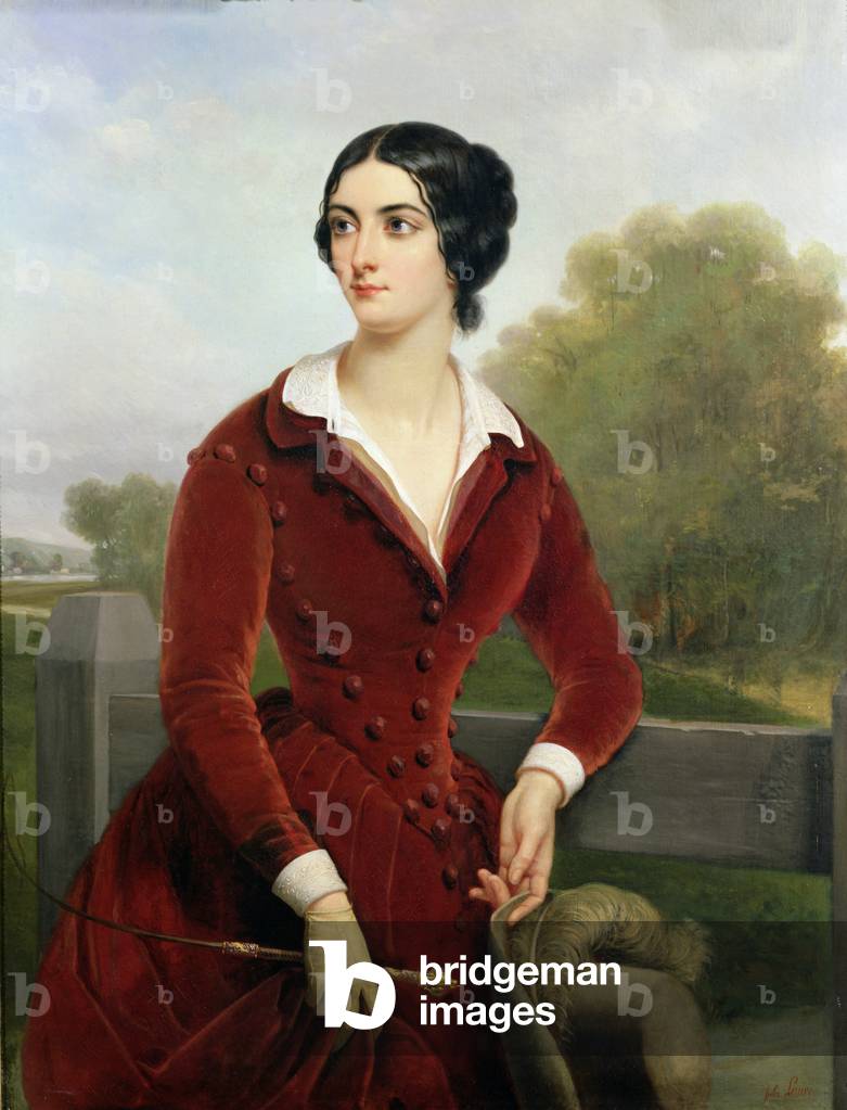 Image of Eliza Gilbert (1821-61) (oil on canvas) by Laure, Jules (1806-61)