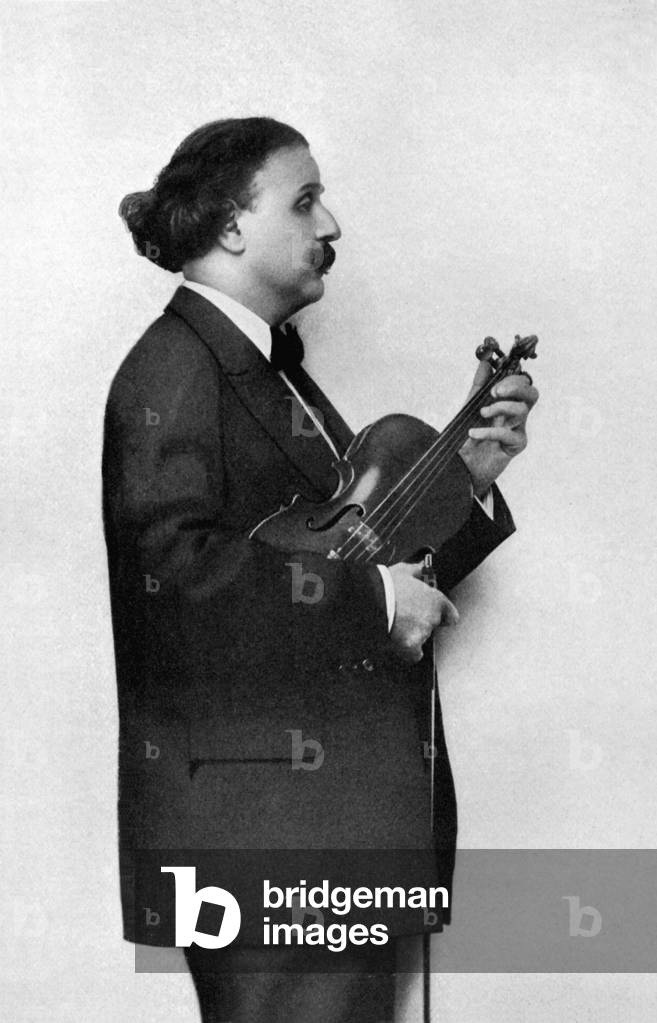 Image of Adolfo Betti - portrait of leader of Flonzaley Quartet. Profile.
