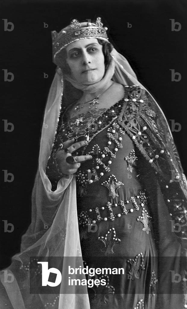 Image of Gemma Bellincioni dans le rôle de Lady Macbeth. Vrai nom