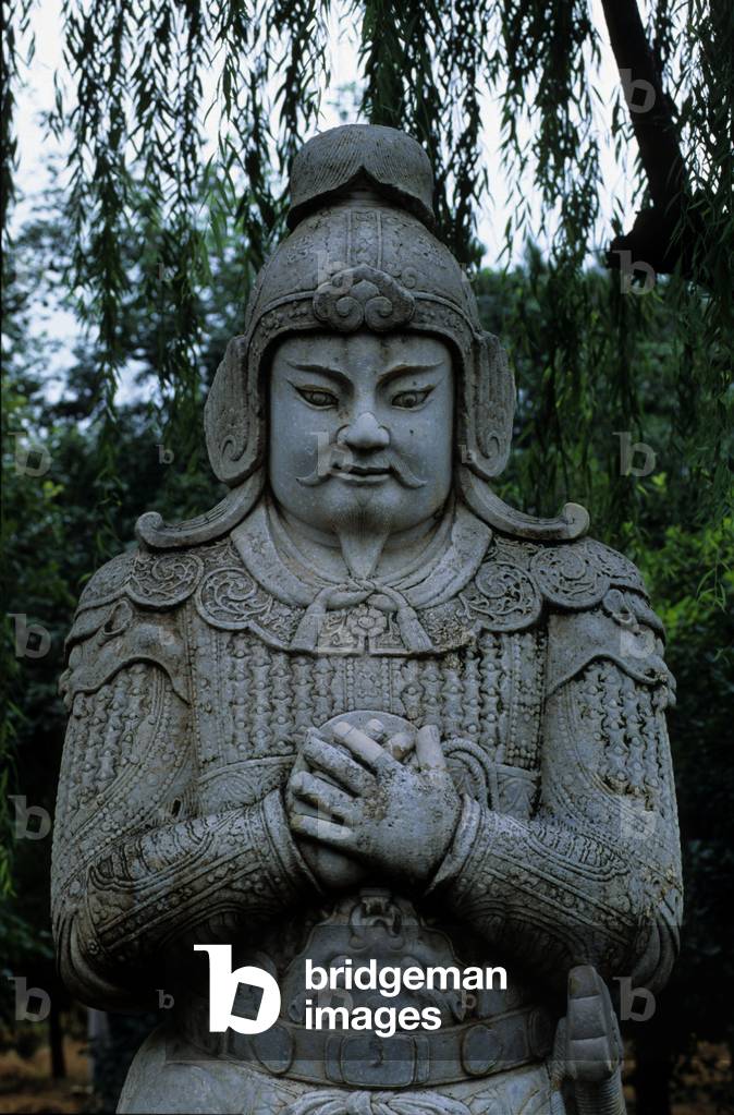 Image of Mandarin statue on the Sacred Way. Ming Tombs. Pekin (Beijing),