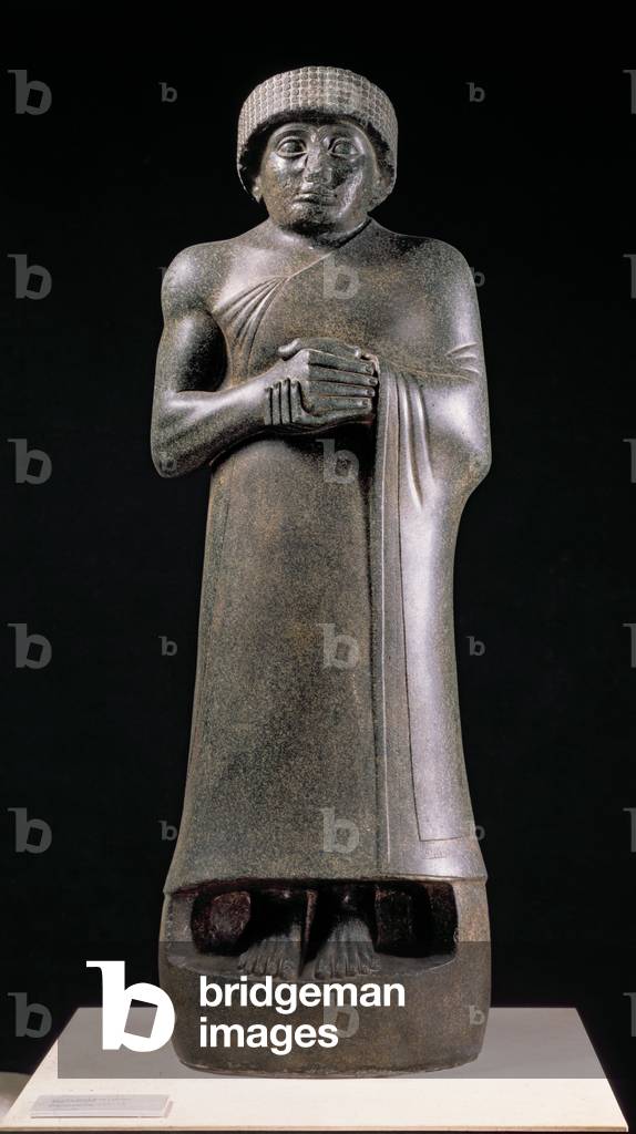 Images of artwork by Neo-Sumerian (22nd century BC) from Bridgeman Images