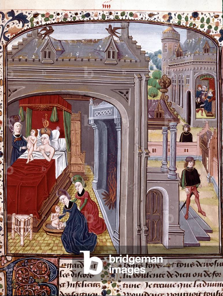 Image of The birth of Alexander the Great (356-323 BC), son of by ...