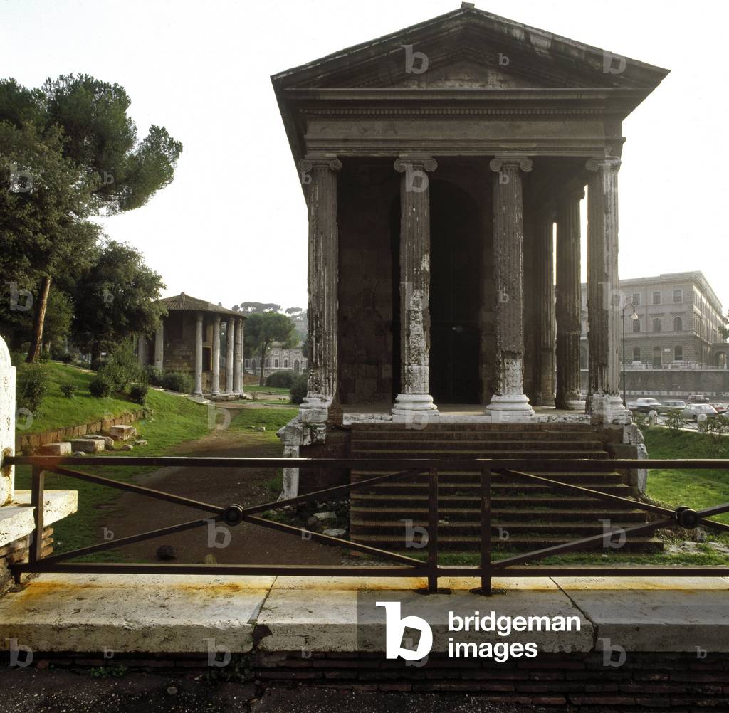 Image of View of the Temple of Portunus, 2nd-1st century BC ...