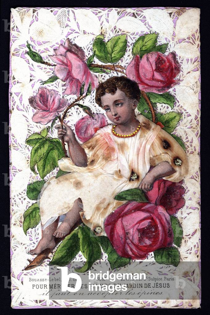 Image of Pious image: to deserve the flowers of the garden of by Anonymous